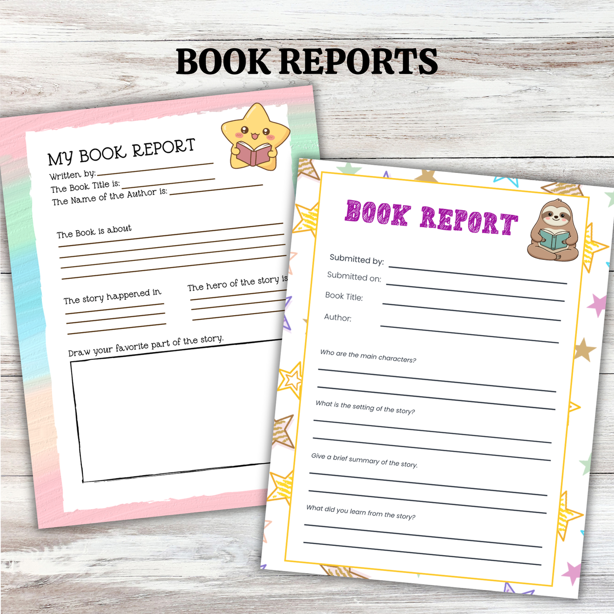 Kids Reading Reward System Printable Kit (100+ Pages) – Cassie Smallwood