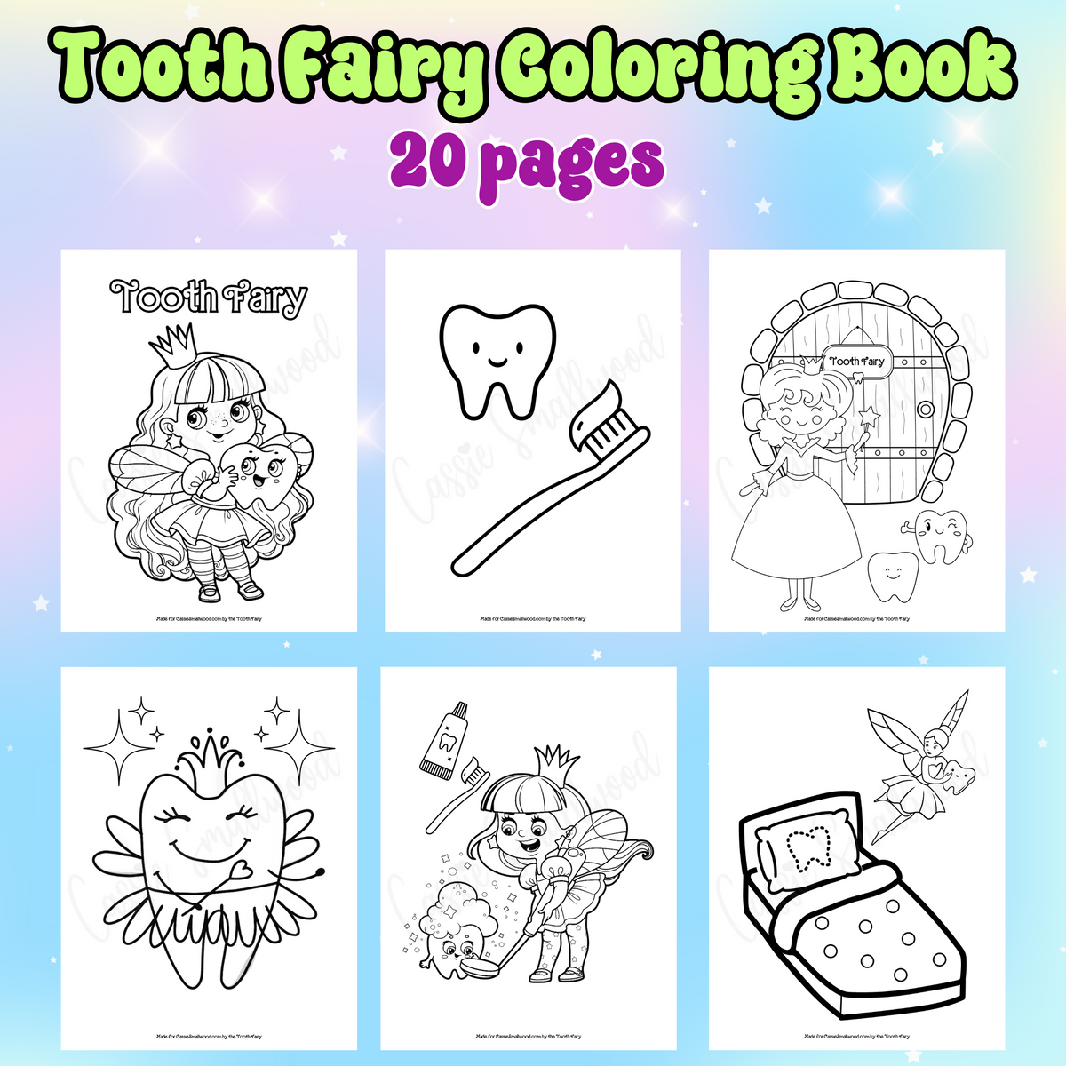 dental halloween coloring pages