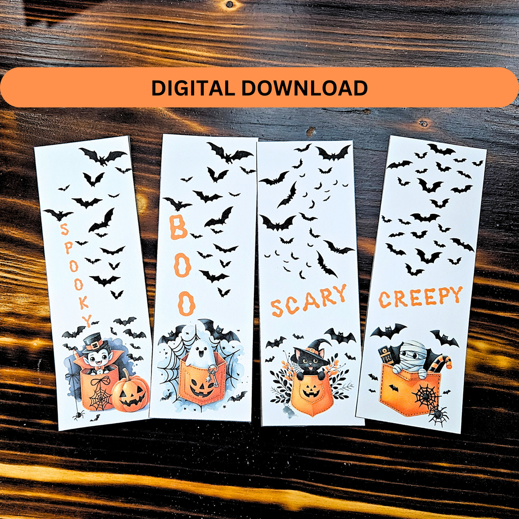 48 Cute Printable Halloween Bookmarks – Cassie Smallwood