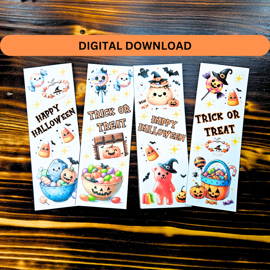 48 Cute Printable Halloween Bookmarks – Cassie Smallwood