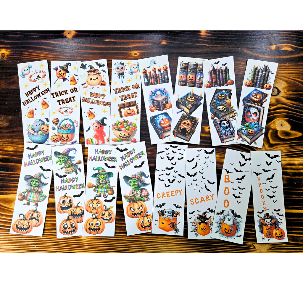 48 Cute Printable Halloween Bookmarks – Cassie Smallwood