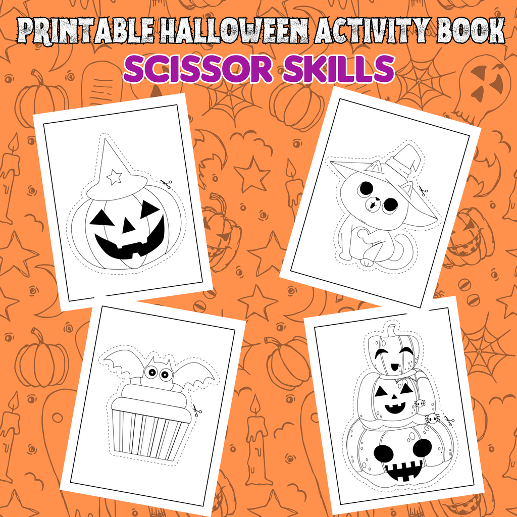 Printable Halloween Activity Book For Kids (45 Pages) – Cassie Smallwood
