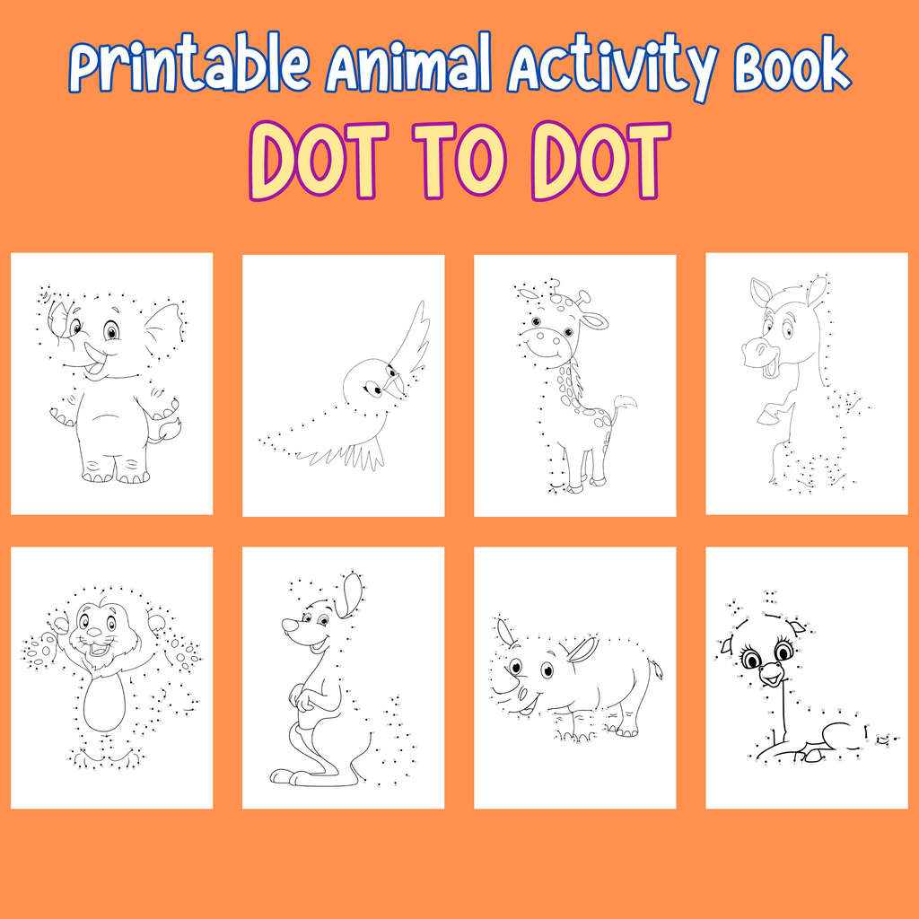 Printable Animal Activity And Coloring Book – Cassie Smallwood