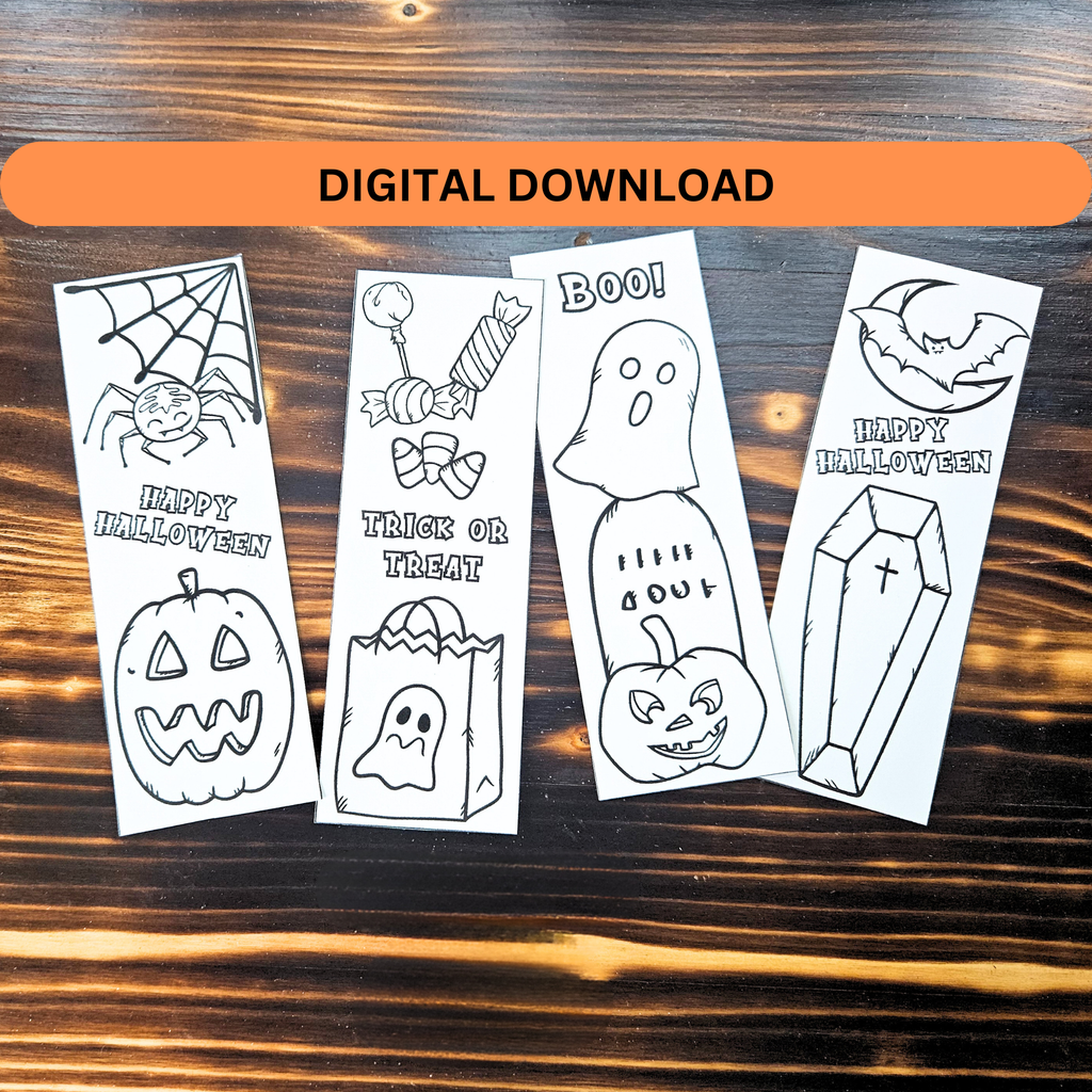 48 Cute Printable Halloween Bookmarks – Cassie Smallwood