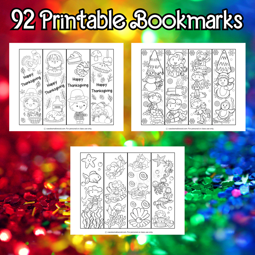 Cute Printable Bookmarks For Kids – Cassie Smallwood