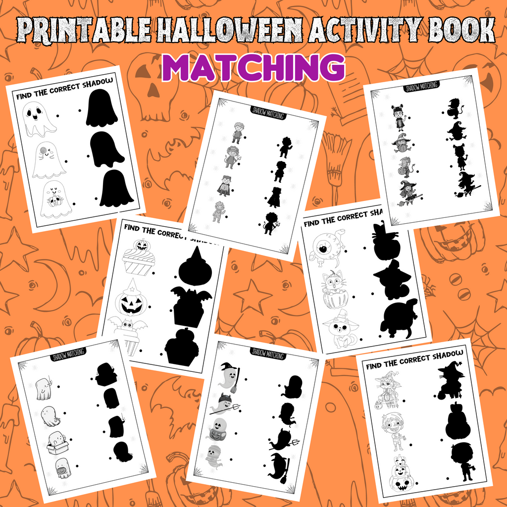 Printable Halloween Activity Book For Kids (45 Pages) – Cassie Smallwood