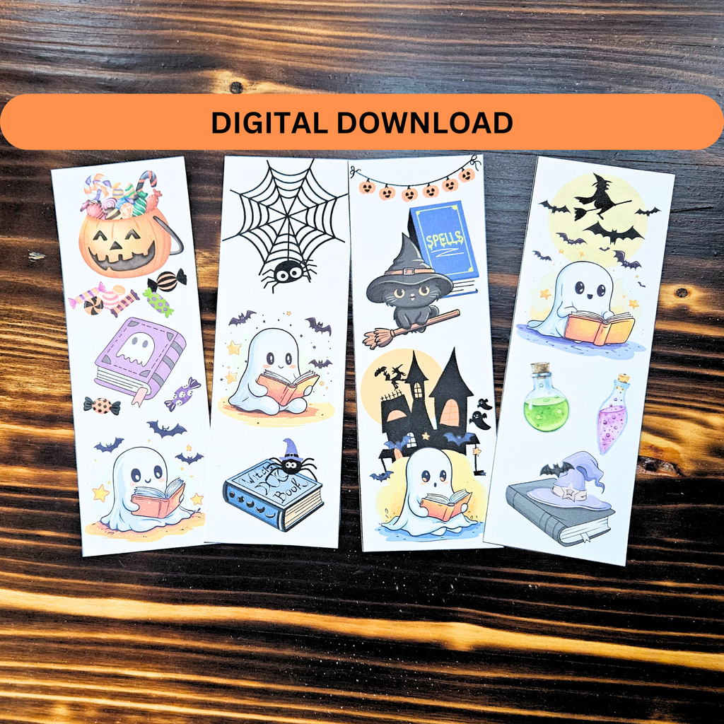 48 Cute Printable Halloween Bookmarks – Cassie Smallwood
