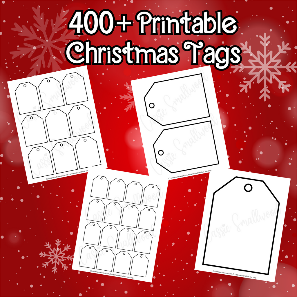 400+ Printable Christmas Tags – Cassie Smallwood