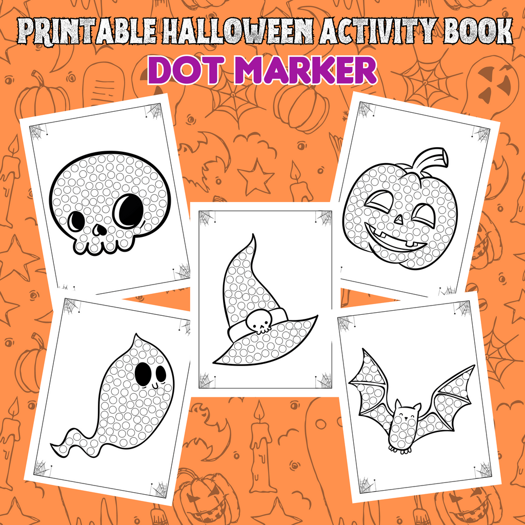 Printable Halloween Activity Book For Kids (45 Pages) – Cassie Smallwood