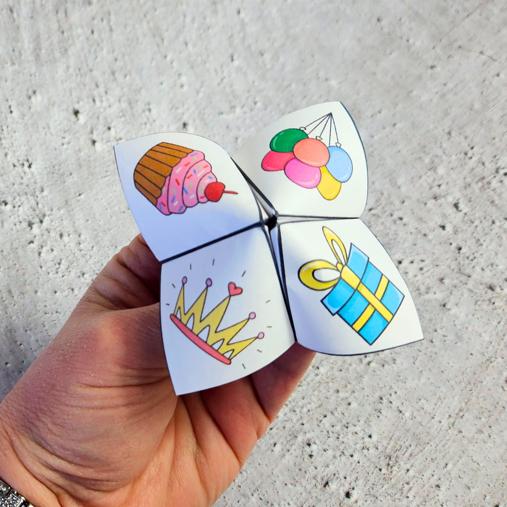 9 CUTE Printable Cootie Catchers For Kids (Paper Fortune Tellers ...