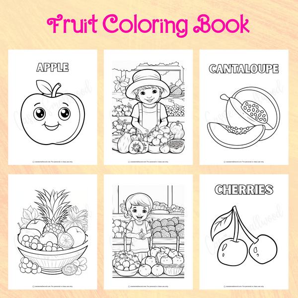 cantelope coloring pages