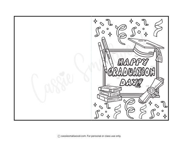Printable Graduation Cards (20 Pages) – Cassie Smallwood