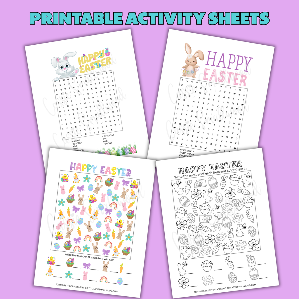The Ultimate Easter Printable Activity Bundle – Cassie Smallwood