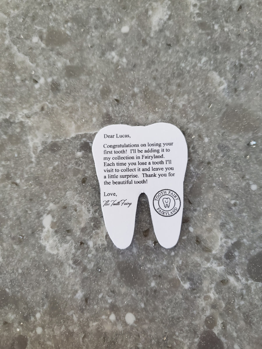 Tiny Editable First Tooth Fairy Letter Printable – Cassie Smallwood