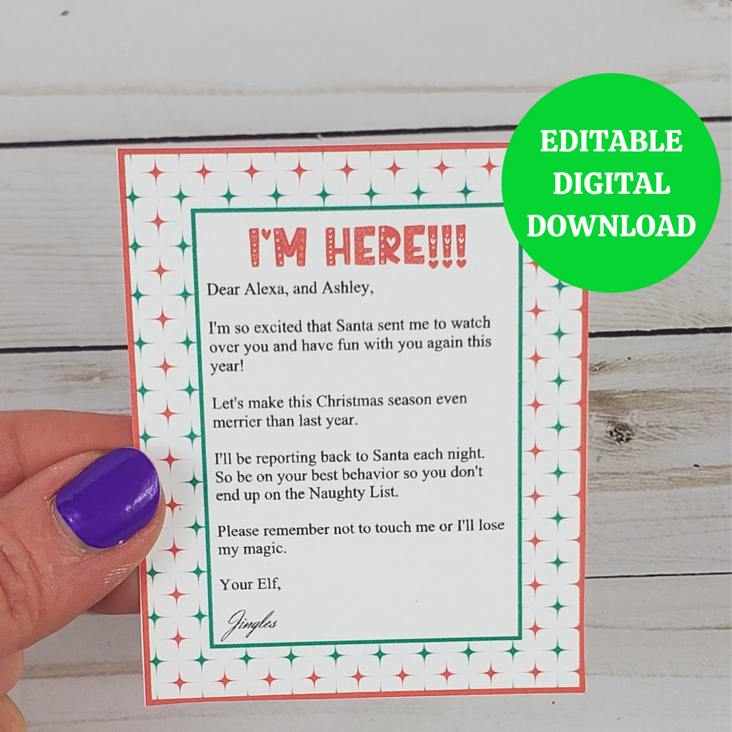 Mini Printable Christmas Elf Letters Bundle of 5 – Cassie Smallwood