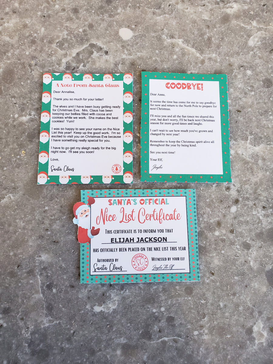 Editable Elf Letter Printable Bundle – Cassie Smallwood