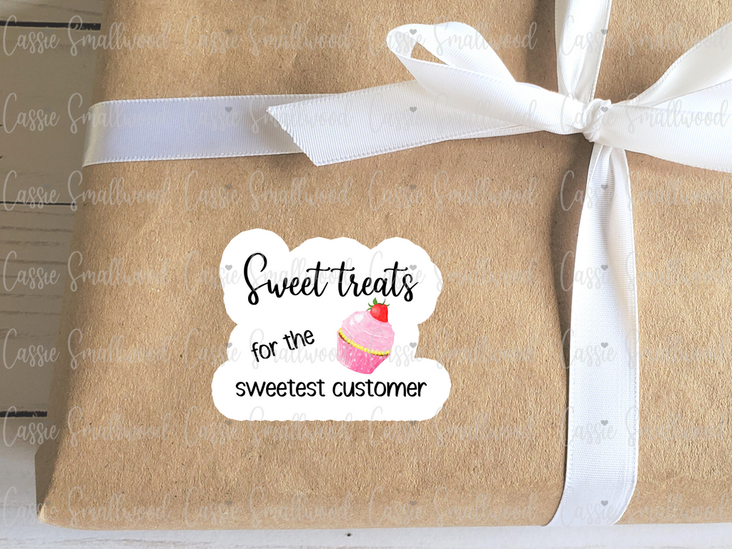 Sweet Treats For The Sweetest Customer Cupcake Baked Goods Stickers ...